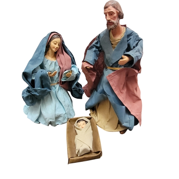 Lillian Vernon | Holiday | Vintage Christmas Hand Crafted Nativity ...